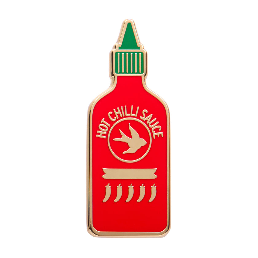 Turn Up the Heat Enamel Pin – Rockamilly