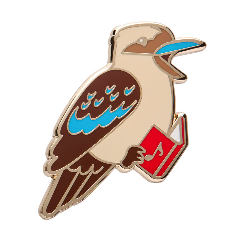 Kip the Kookaburra Enamel Pin – Rockamilly